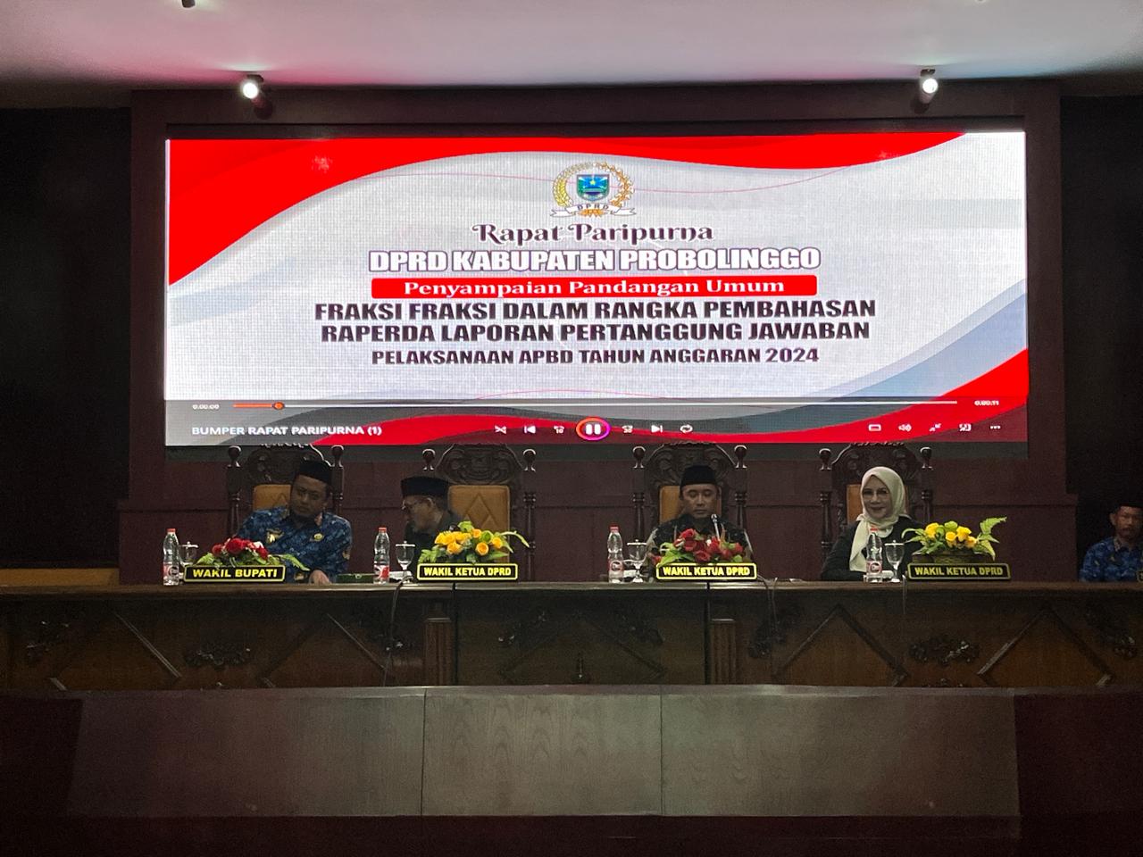 Fraksi-fraksi DPRD Sampaikan Pandangan Umum Pelaksanaan APBD Kabupaten ...